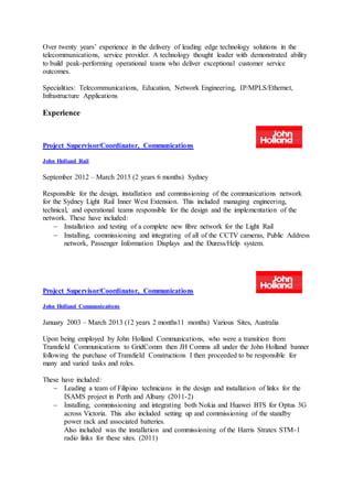 Linked In CV DOCX Civil Engineering Industry Industries Linked In CV DOCX Civil Engineering Industry Industries