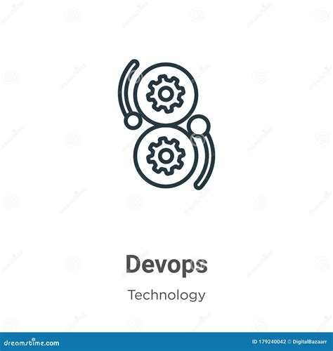 DevOps Technology Concept Modules Vector Icons Set Infographic Background CartoonDealer Com