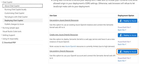 Deploy To Azure Button · Issue 105 · Microsoftchat Copilot · Github