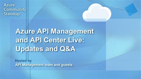 Julia Kasper On Linkedin Azure Api Management And Api Center Live
