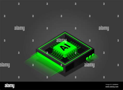 artificial intelligence ai web banner isometric cloud computing
