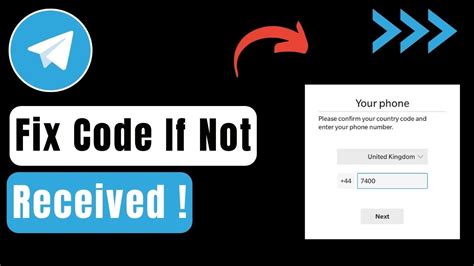 Telegram Code Not Received YouTube