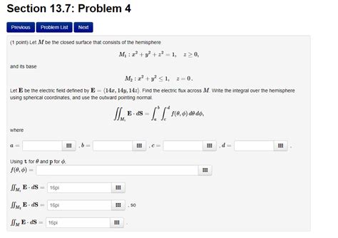 solved section 13 7 problem previous problem list next 1