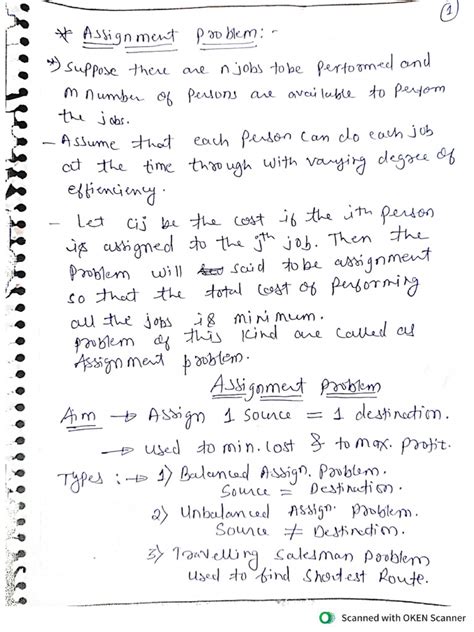 Assignment Model Om Pdf