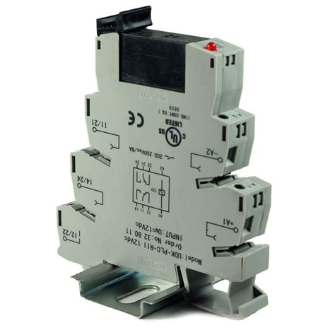 Terminal Block Relay Din Rail Relay 12v Dpdt Relay Din Rail Mount Coil 12vdc Coil 8a 250vac