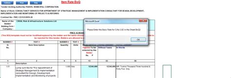 Solution For Common Errors On EProcurement E Tender Portals