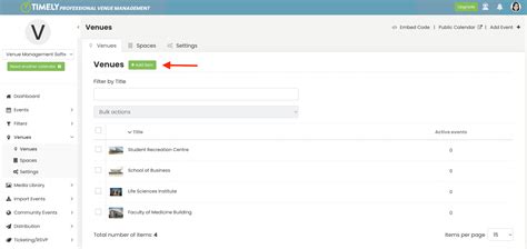 How To Create Edit And Delete Event Venues