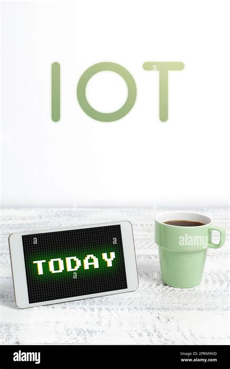 Handwriting Text Iot Internet Concept Internet Of Things Transfer Data To Network Without Need