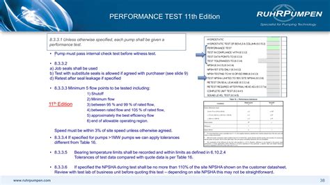 Presentation Ppt Session 14 Perf Testing And Inspection Of Api610
