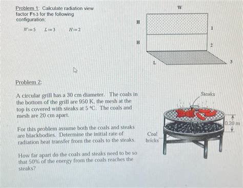 [solved] problem 1 calculate radiation view factor f1 3 f