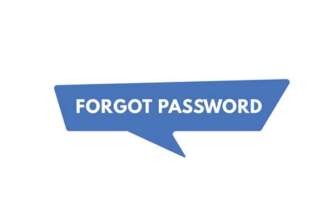 Forgot Password Text Button Forgot Password Sign Icon Label Sticker