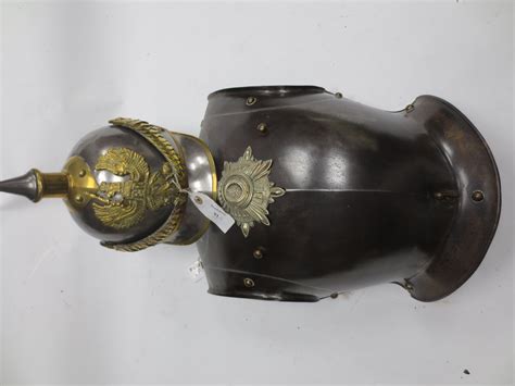 Bonhams A Prussian Other Ranks Curassiers Helmet And A Prussian