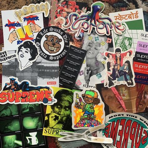 Supreme Sticker Pack 3 20 Assorted Supreme Depop