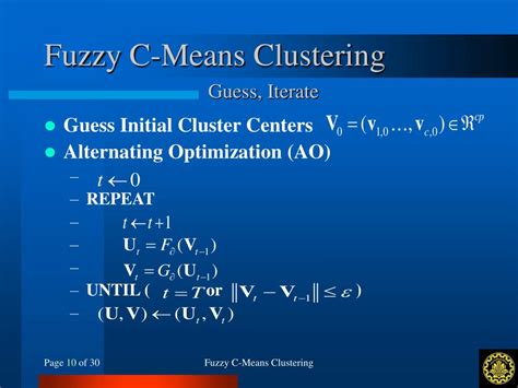 Ppt Fuzzy C Means Clustering Powerpoint Presentation Id445146