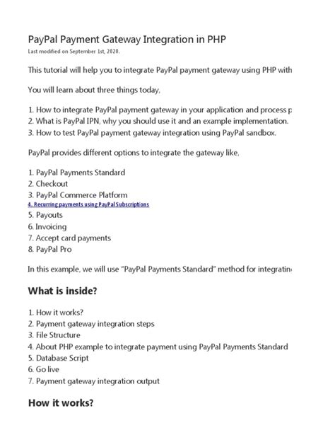 Paypalphpcoding Pdf Pay Pal Php