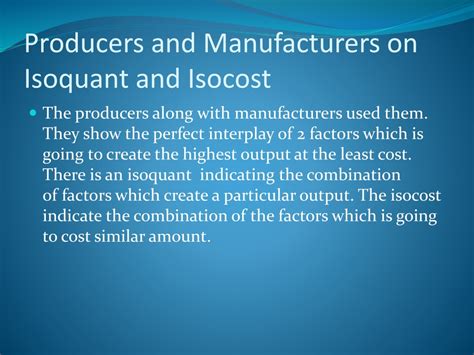 Ppt Isoquant Isocost Approach In Microeconomics Assignment Powerpoint Presentation Id 10595716