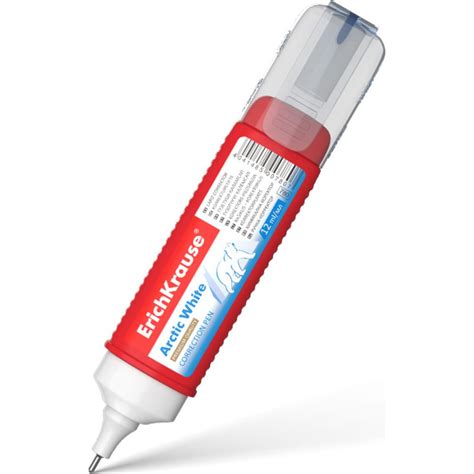 Ручка-корректор ErichKrause Arctic white, 12 мл 780 - выгодная цена ...