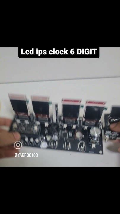 Diyโครงงาน Lcd Ips Clock 6 Digit Rp2040shortsshortviralsubscribeshortvideovideotrending