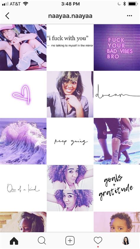 INSTAGRAM THEME IDEAS PURPLE THEME Instagram Feed Layout Instagram Theme Instagram Theme Layout