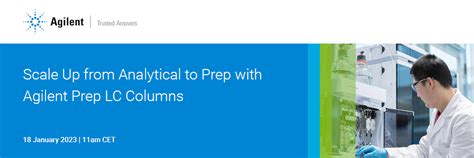 Agilent Webinář Scale Up From Analytical To Prep With Agilent Prep Lc