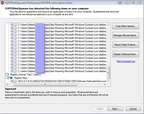 Removing Spyware
