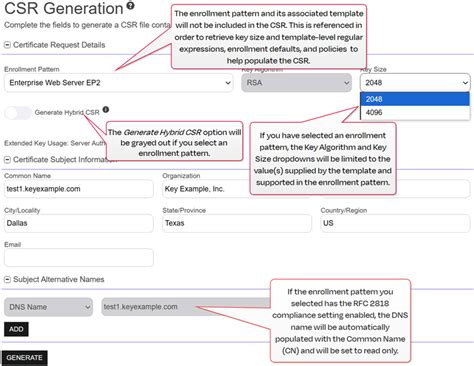 CSR Generation