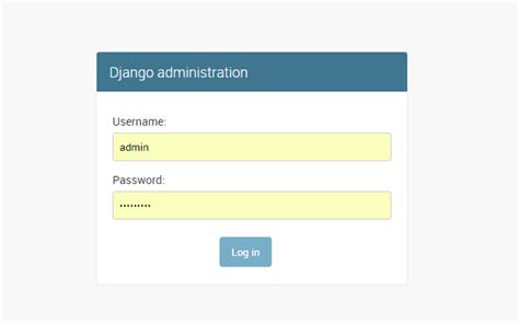 Python How To Change DJango Default Admin Login Page Stack Overflow