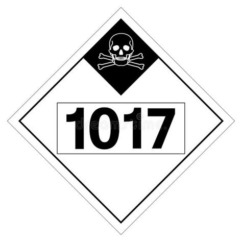 Un1017 Class 2 Chlorine Symbol Sign Vector Illustration Isolate On