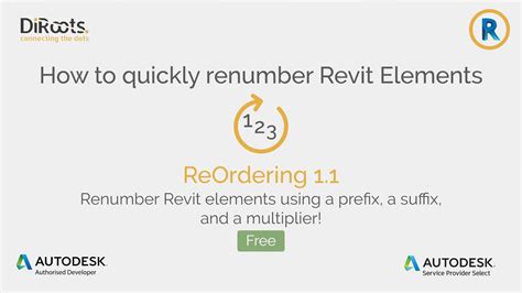 how to renumber revit elements using reordering youtube