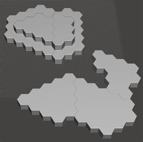 Free Stl File Battletech Terrain Map Set 3 Hills Residential 2 🗺️・3d Print Object To