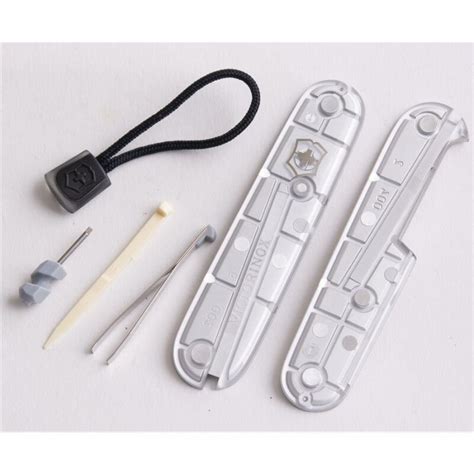 Victorinox Schalen Ersatzteil Set - mit schwarzer Kordel - für 91er M