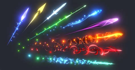 aaa stylized projectiles vol 1 vfx particles unity asset store