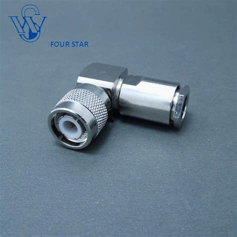 Antenna Wire Electrical Waterproof Rf Coaxial Lmr300 5d Fb Cable Male Right Angle Clamp Tnc Plug