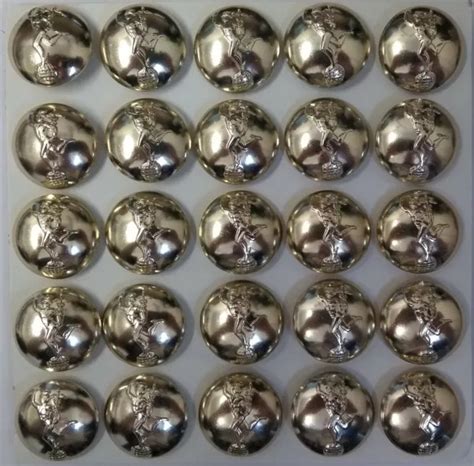 GENUINE BRITISH ARMY X 25 Royal Corps Of Signals Insignia Dress Buttons