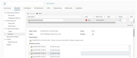 Vsphere Update Manager Troubleshooting Could Not Scan Esx Esxi Host