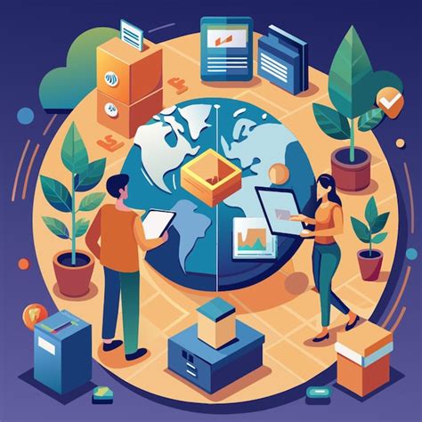 Premium Vector Information Retrieval And Translation Vector Illustration Flat 2