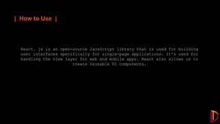 React JS Pptx