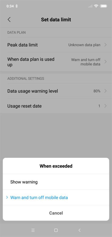 Miui 10 And Redmi How To Set Data Limit Gadgetdetail