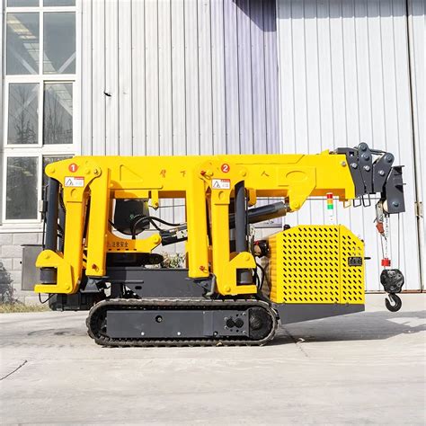 Compact All Terrain 5 Ton Durable Hydraulic Electric Spider Crane