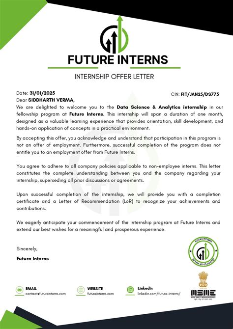 futureinterns datascience internship learning careergrowth