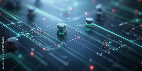 Signal Path Signal Processing Route Digital Splitters Neuron Logic Gate Circuit Stock