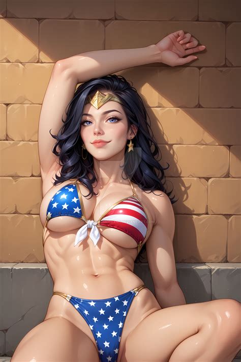Wonder Woman Sexy Bikini By Dreviumdreams On Deviantart
