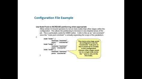 Datastage Tutorial Defining Configuration Files Tips Youtube