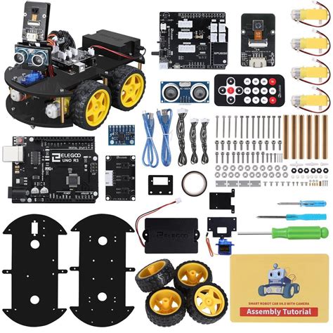 Jual ELEGOO Arduino UNO R3 Project Smart Robot Car Kit V4 With UNO R3 Line Tracking Module