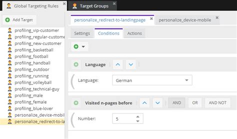 Examples For Personalization And Targeting Pimcore Development Documentation