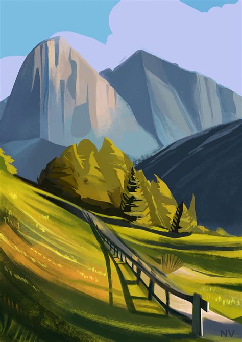 Procreate Landscape On Behance