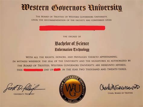Just Got My Hardcopy Wgu Degree Scanned R Wgu