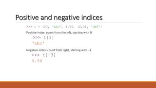 Sequence Types In Python Programming PPT