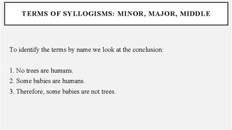 Categorical Syllogisms A Categorical Syllogism Is A Deductive