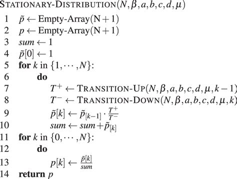 Direct Stationary Distribution Stationary Distribution For Two Types